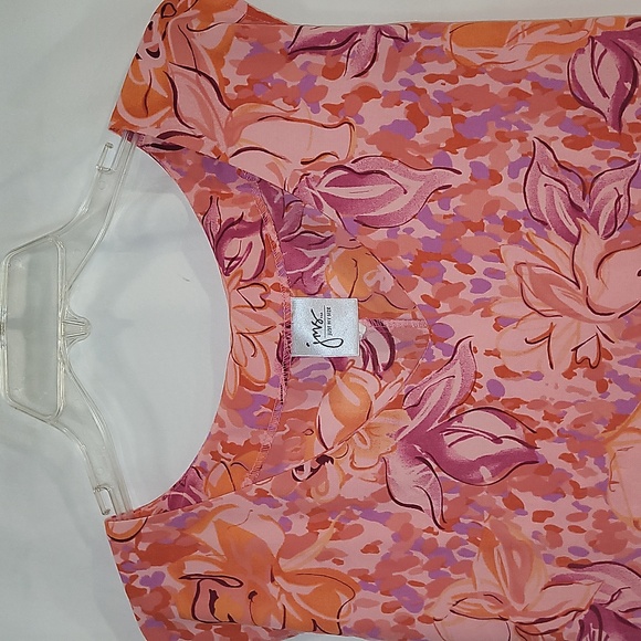 Just My Size | Dresses | Lovely Just My Size Pink And Orange Sleeveless ...